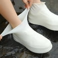 Rubber Waterproof Shoe Covers for Rain & Mud Protection, Reusable ...