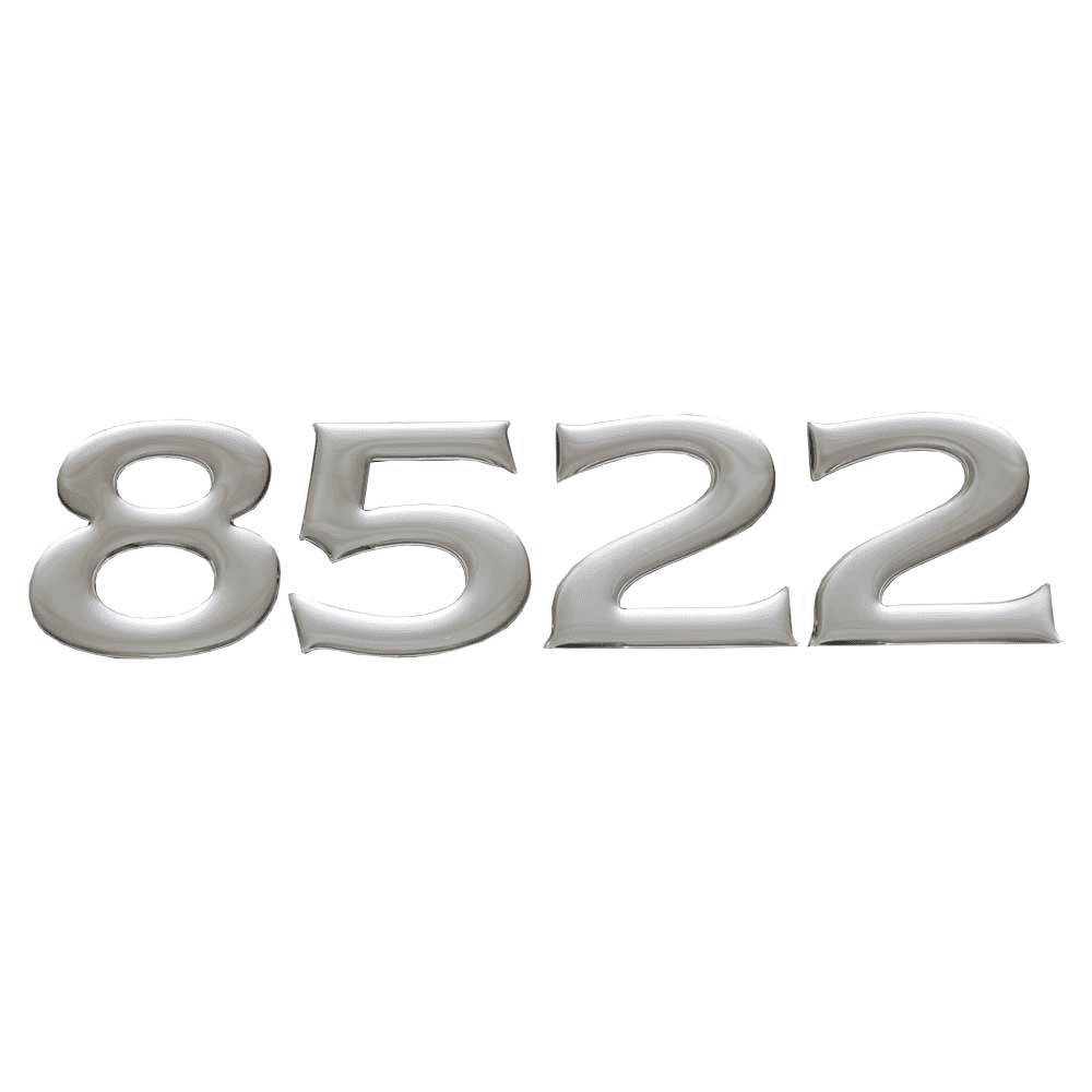 Sylvan Boat Raised Decal 342-0515 | Mirage 8522 Silver 7 1/4 Inch ...