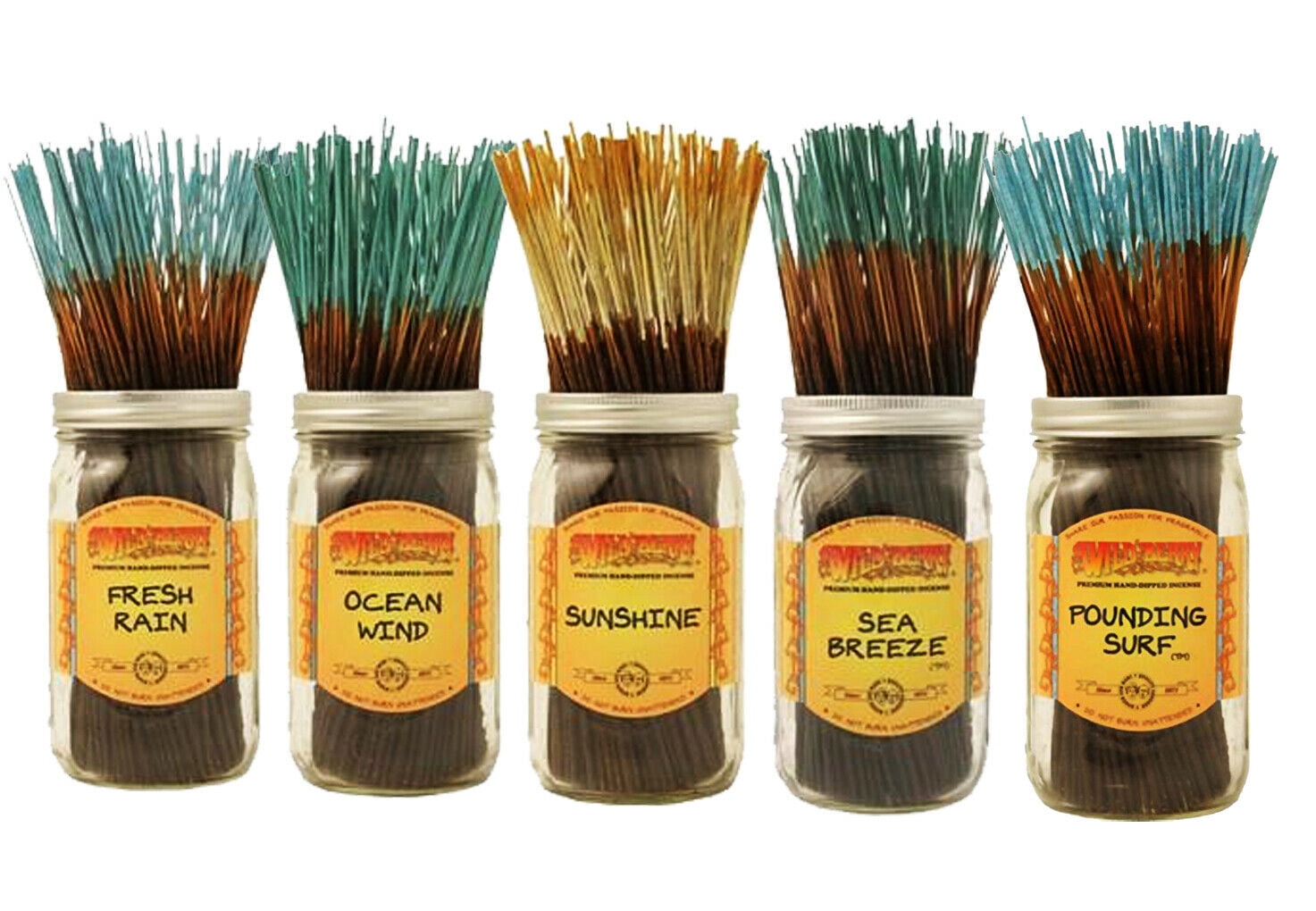 Wildberry Incense Sticks Tropical Set #1: 4 Sticks Each of 5 Scents ...
