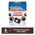(2 pack) Hostess Cupcakes Minis, Chocolate Snack Cakes, 8.17 oz Box (6 ...