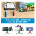 SPORTLINK Wall Mount for Nintendo Switch and Switch OLED, 6 Game Slots ...