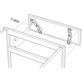 Tenn-Tex T-900 False Front Connector (4-1/2" Opening) with Screws ...