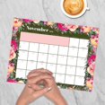 July 2019 - June 2020 Floral Bouquet Mini Desk Pad Calendar - Walmart.com
