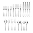 Oneida Mooncrest 20-Piece Silverware Set, Serving for 4, Everyday ...