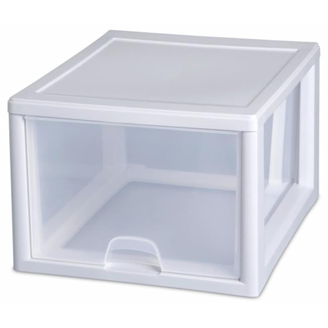 Sterilite 27 Quart Clear Stacking Drawer - Walmart.com