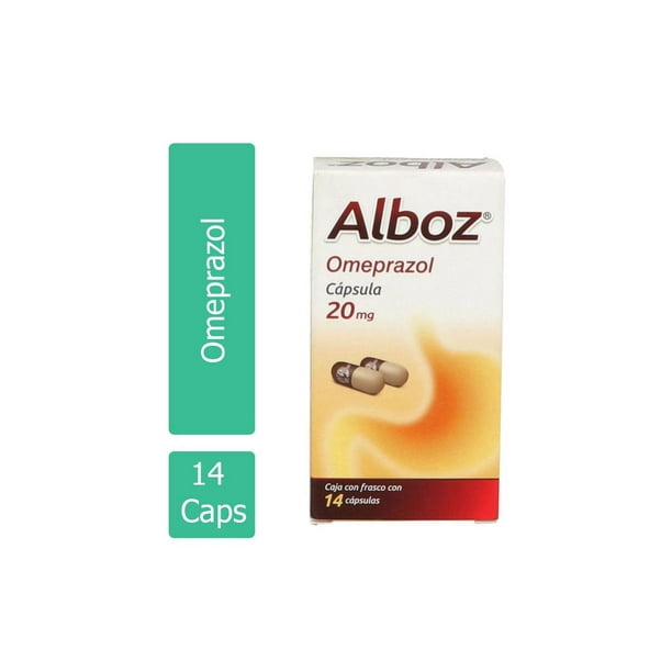 Alboz 20 mg Caja Con Frasco Con 14 Cápsulas | Walmart en línea