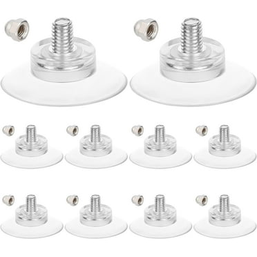 4/10pcs Glass Suction Cup 40mm Clear PVC Plastic Sucker Pads Hooks for ...