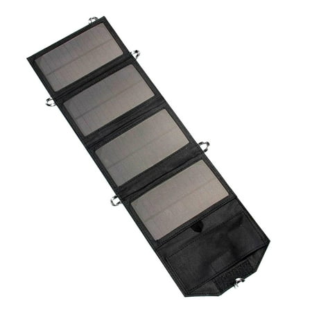 Foldable 7W Portable Solar Panel Ph Charger USB 5V Output 4 Panels for ...