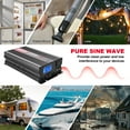1000W Power Inverter 12V DC to 110V 120V AC, Pure Sine Wave Car ...