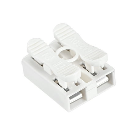 Spring Wire Connectors Quick Connector Press Type Terminal Block 2 Ways ...