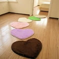 Sweet Heart Shape Fluffy Floor Mat Non-slip Area Rugs Carpet for ...