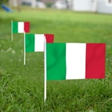 Anley Italy Mini Flag 12 Pack - Hand Held Small Miniature Italian Flags ...