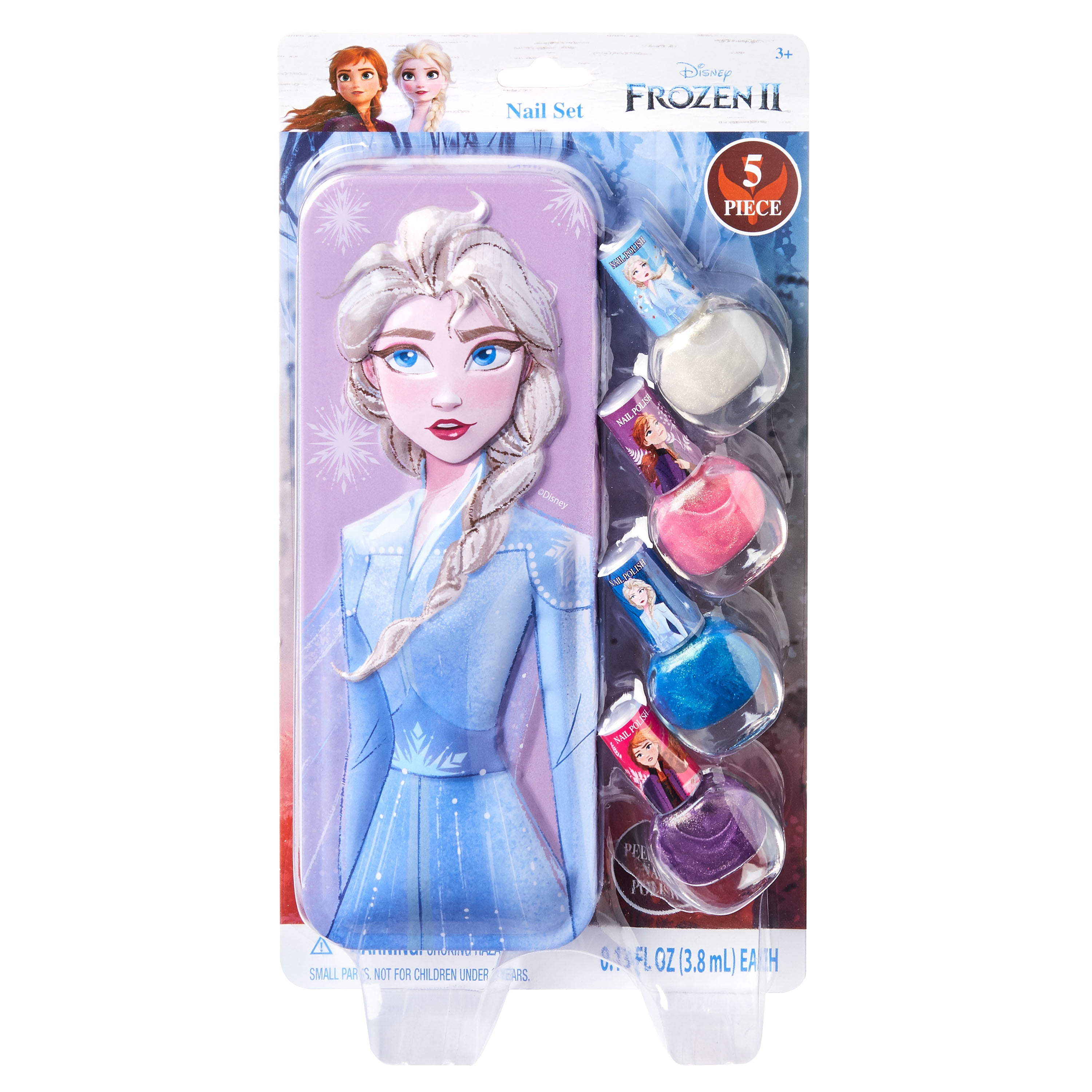 Disney Frozen Ll 4 Pack Nail Polish With Elsa Inspired Purse