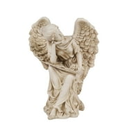 Hi-Line Gift Ltd 77876WS Sand Finish Angel Stand W/Wings Up - Walmart.com