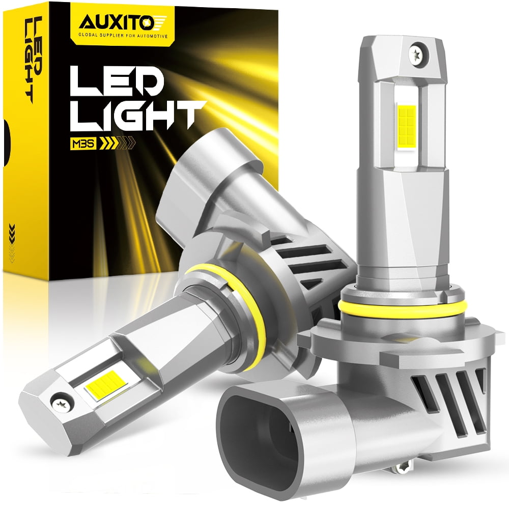 AUXITO 9005 HB3 LED Headlight Bulbs,600% Brighter Mini Size 9005 LED ...