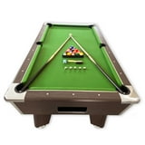 7FT Coin Operated Pool Table green – Competition - Walmart.com