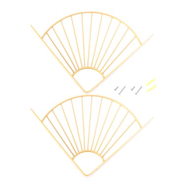 Zeckos Verdigris Cast Iron Whale Tail Wall Shelf Brackets Set of 2 ...