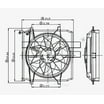 TYC 621160 Dual Radiator and Condenser Fan Assembly Fits 2008 Dodge ...