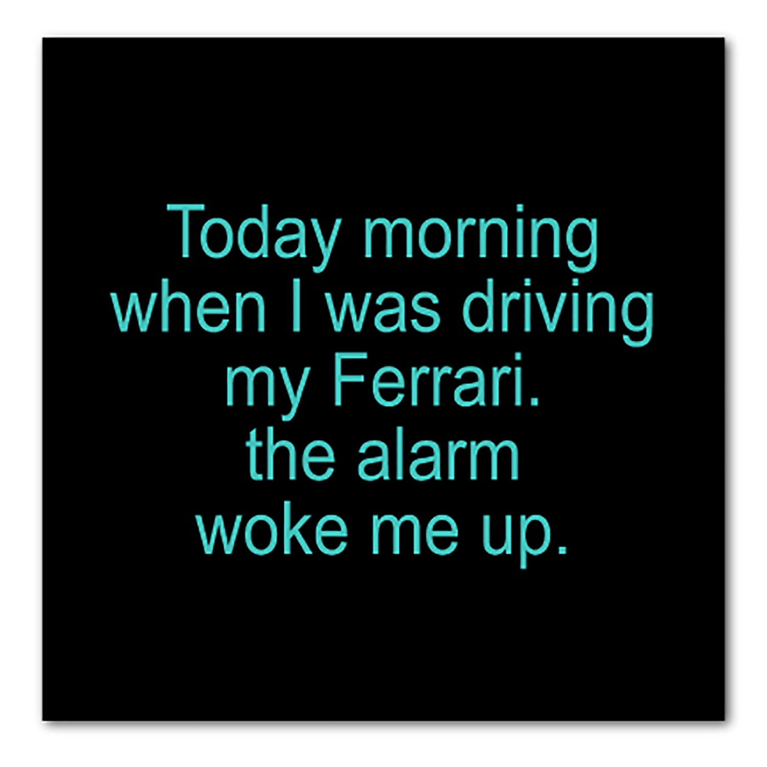 DistinctInk Custom Bumper Sticker - 4" x 4" Decorative Decal - Black ...