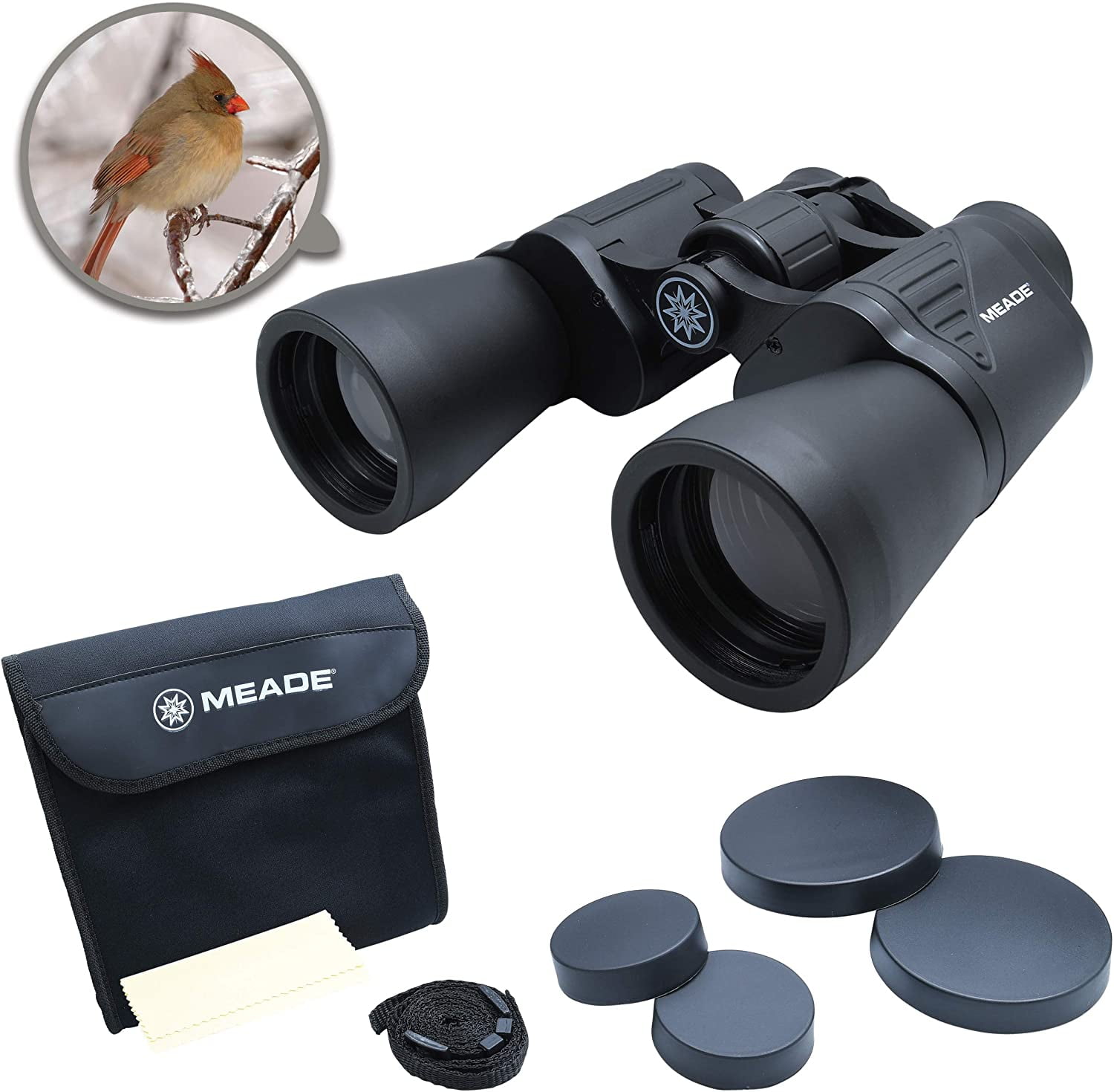 Meade Instruments 125003 10x50 Travel View Binoculars (Black) | Walmart ...
