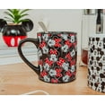 Disney Mickey and Minnie Classic Allover Faces Ceramic Mugs | Set of 2 ...