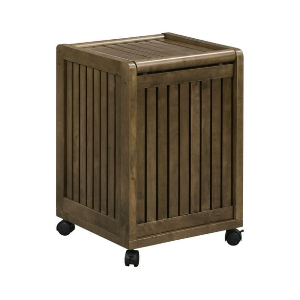 Abingdon Mobile Hamper with Lid - Walmart.com