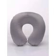 Brown U-Shape Travel Neck Pillow For Airplane Car Home Office Portable ...