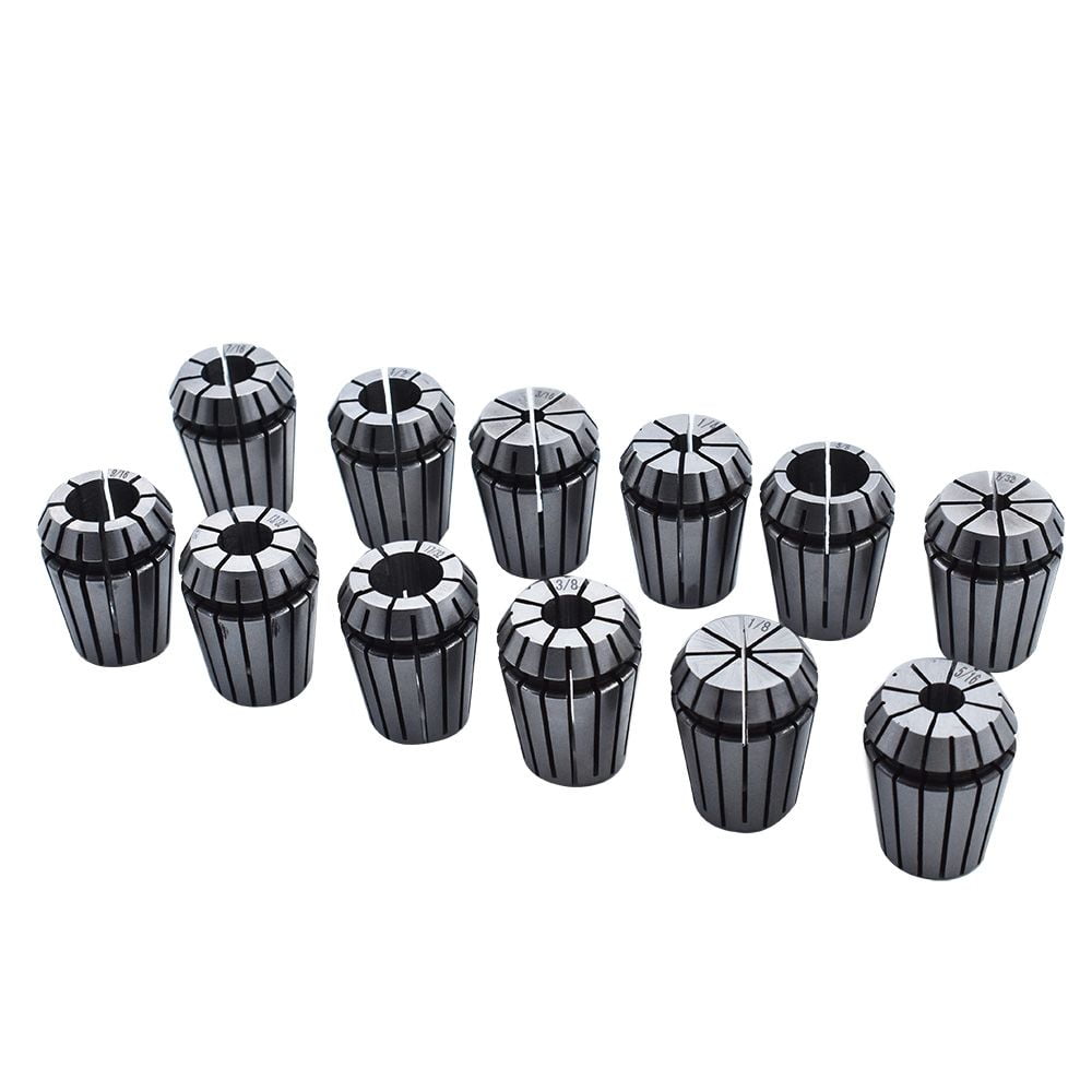 12pcs ER25 Spring Collet Set for CNC Workholding Engraving Milling ...