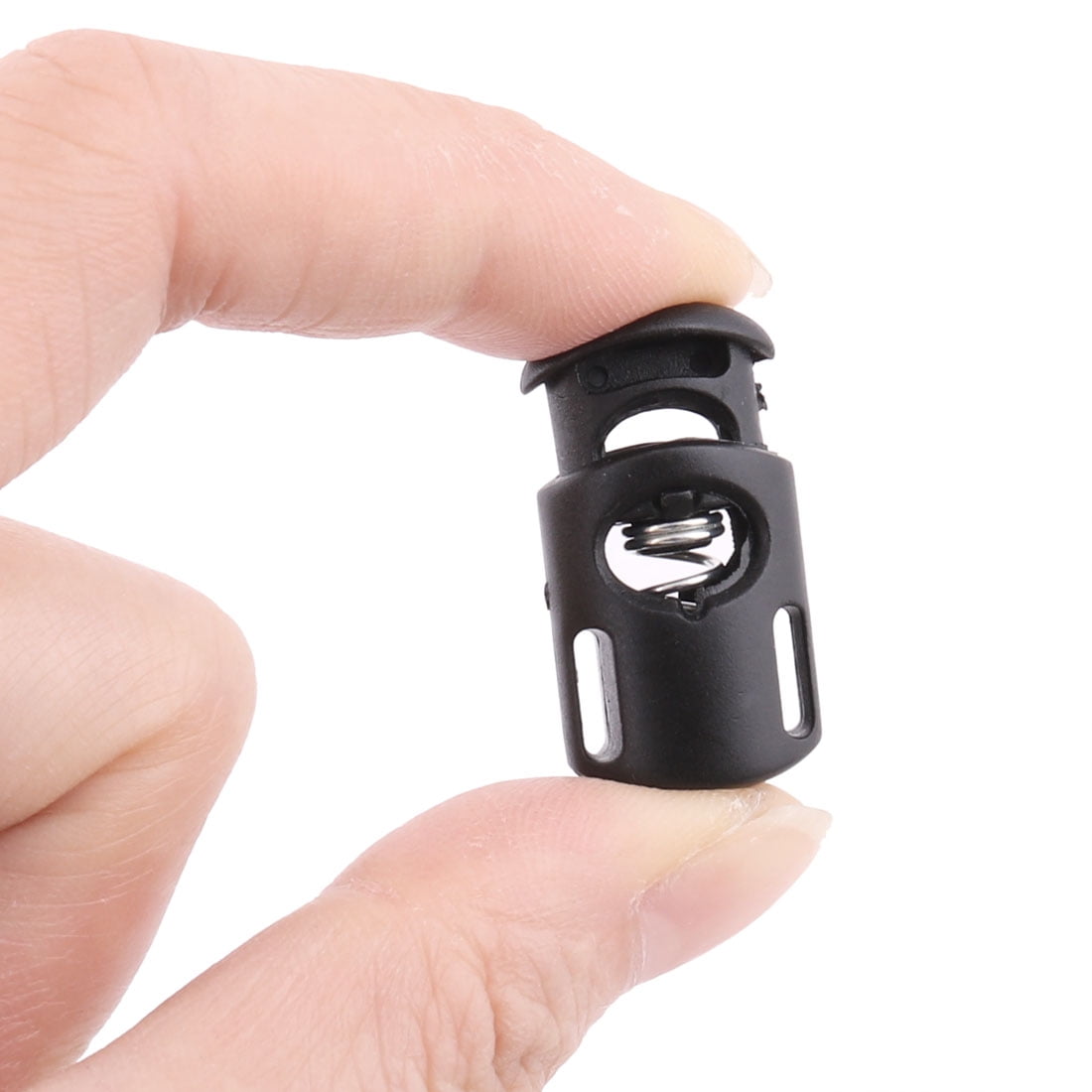 Plastic Single Hole Spring Loaded Clothes Sliding Cord Lock Fastener ...