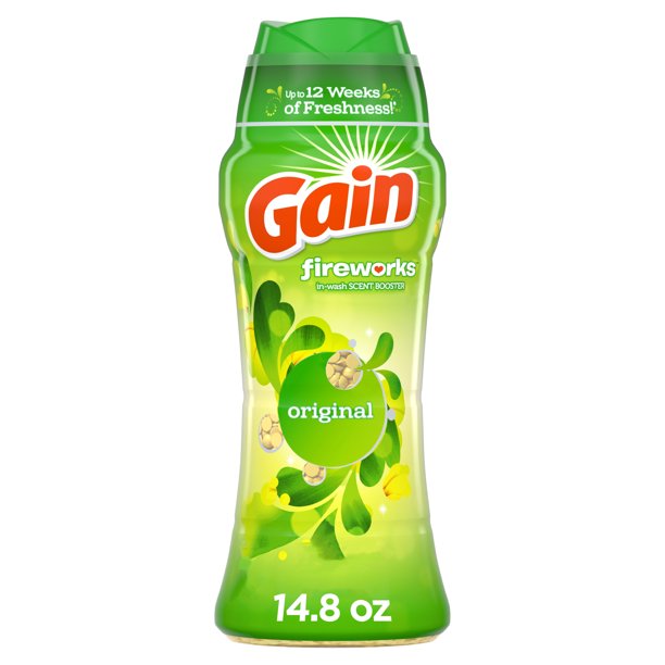Gain Fireworks In-Wash Scent Booster Beads, Original, 14.8 oz - Walmart.com
