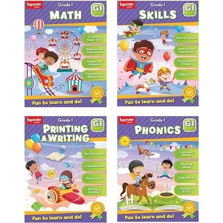 Head Start Workbooks for Kids Ages 6-7, Fun 1st Grade Workbooks for ...