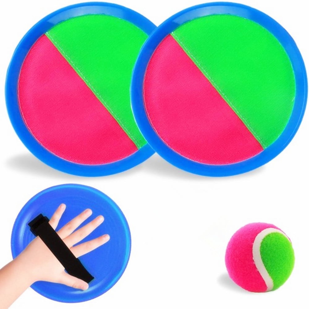 Toss and Catch Ball Set, Catch Game Toys for Kids, Beach Toys Paddle ...