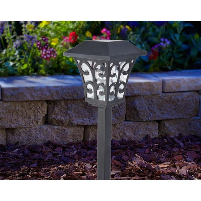Black Plastic Westover Solar Path Light - Walmart.com