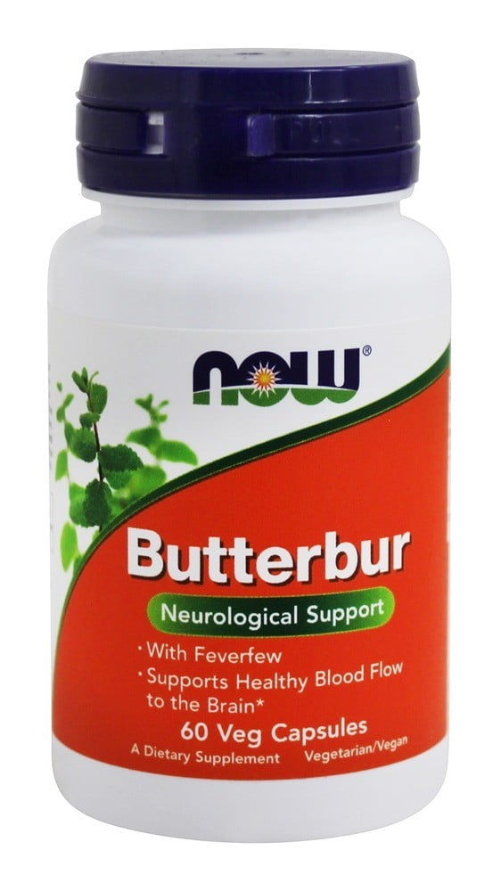 Now Foods Butterbur, 60 Vegetarian Capsules-3 Pack - Walmart.com