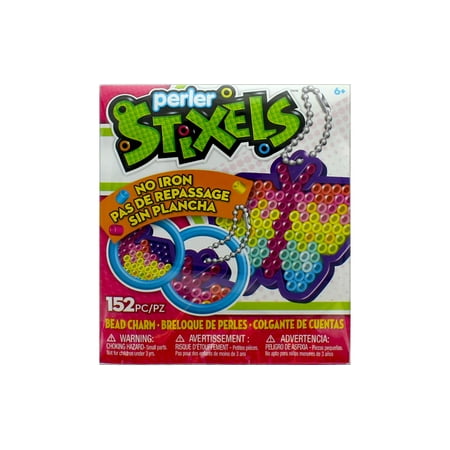 Perler Beads No Iron Stixels Crafts, Rainbow Butterfly Keychain Kid's ...