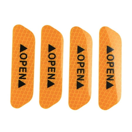 Universal Open Auto Decals Reflective Warning Strip Tape Sign Sticker ...