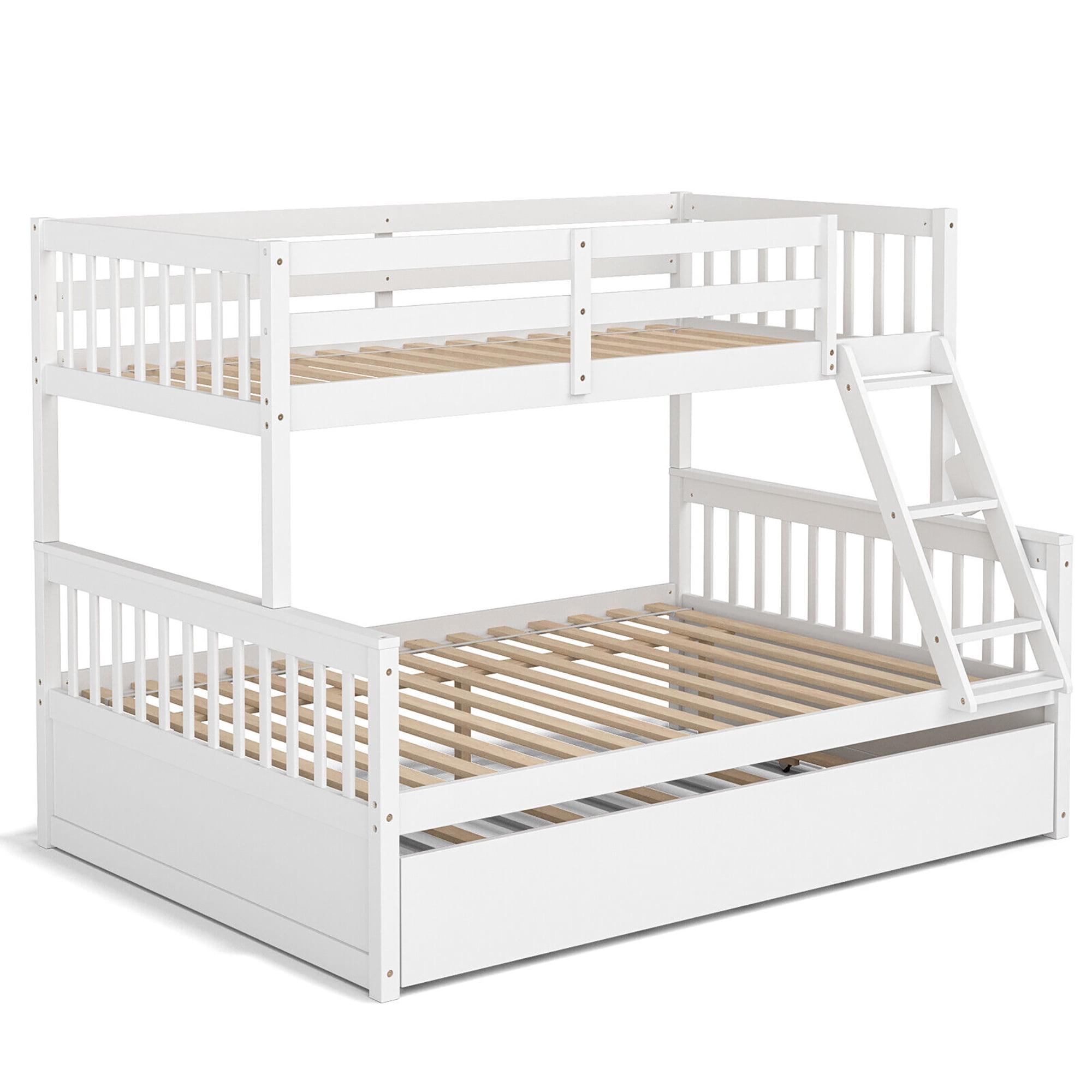 Click here for Gymax Twin Over Full Bunk Bed With Twin Trundle Co... prices