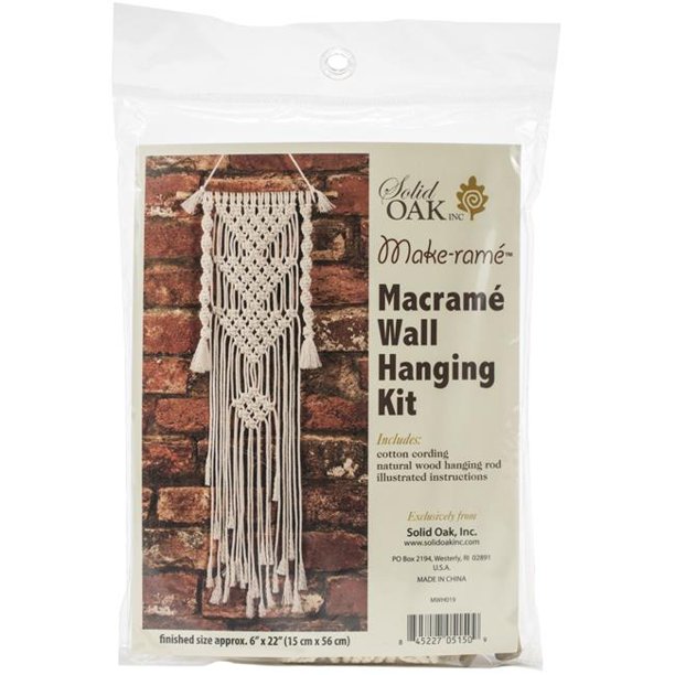Solid Oak MWH019 Three Triangles-Small Macrame Kit - Walmart.ca