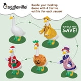 Gaggleville 7" Desktop Goose Figurine with All Seasons Outfit Bundle ...