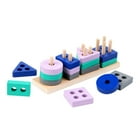 Melissa & Doug Disney Baby Winnie the Pooh Wooden Shape Sorting Cube ...