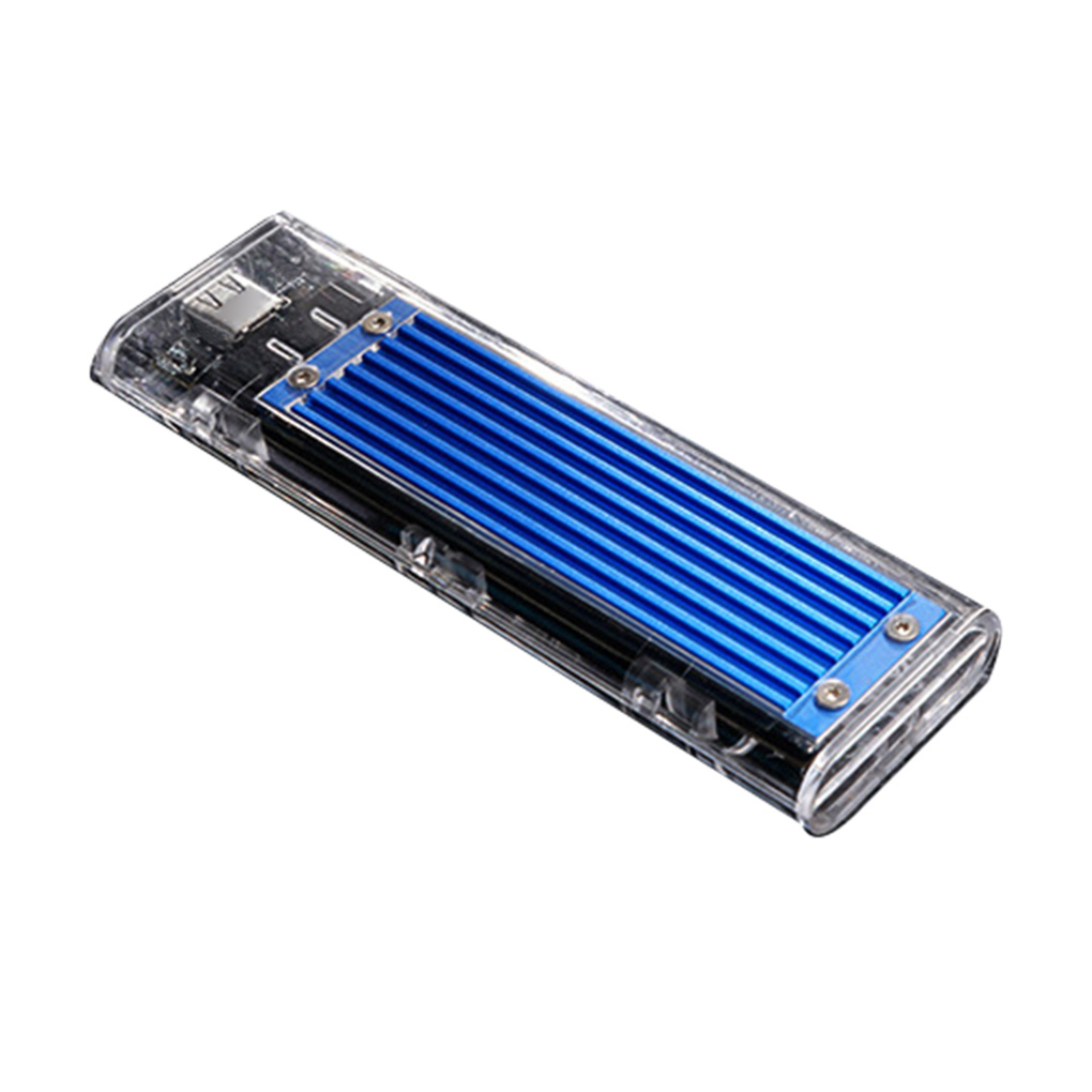 outdoorline M2 SSD Enclosure Case Transparent External USB 3.1 Gen2 ...