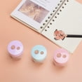 TZYUDK Two Hole Small-scale Pencil Sharpener 3Pcs Compact And Portable ...