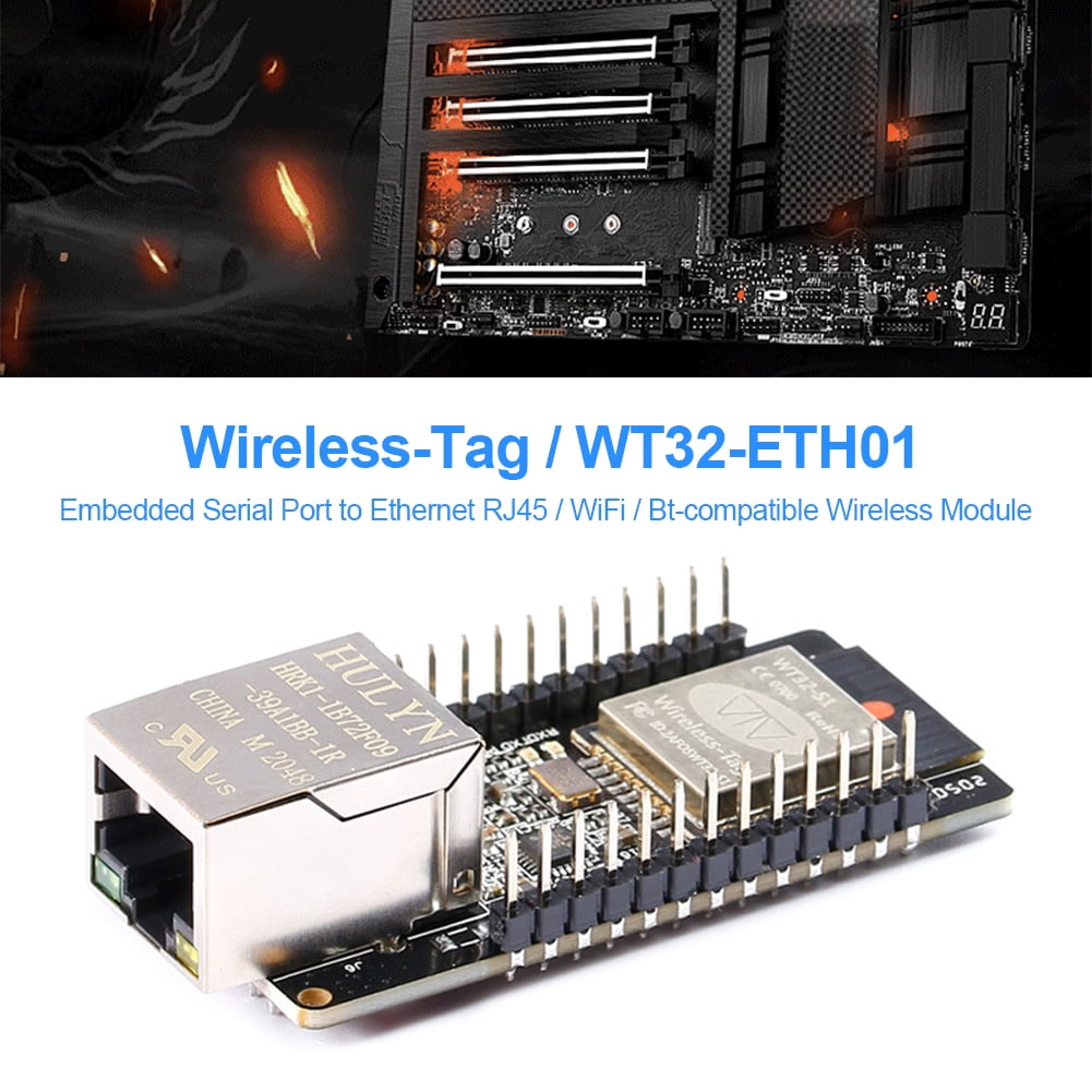Puerto serie Ethernet integrado de WT32ETH01 módulo WiFi placa de red | Walmart en línea
