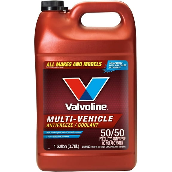 Shellzone Multi-Vehicle Antifreeze/Coolant, 50/50 Pre-Diluted, 1 Gallon ...