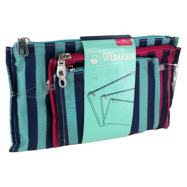 Modella Machine Washable 3-Piece Purse Kit, Assorted Sizes & Colors ...