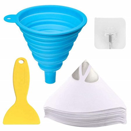 Compuye Paint Mixing Paper Funnel Kitchen Tools Silicone Separatory ...
