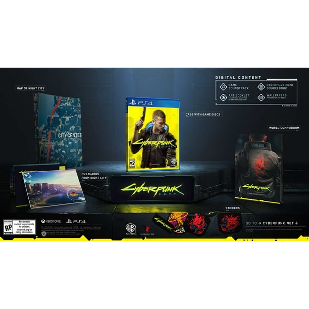 CyberPunk 2077 for PlayStation 4 Collector's Edition - Walmart.com ...