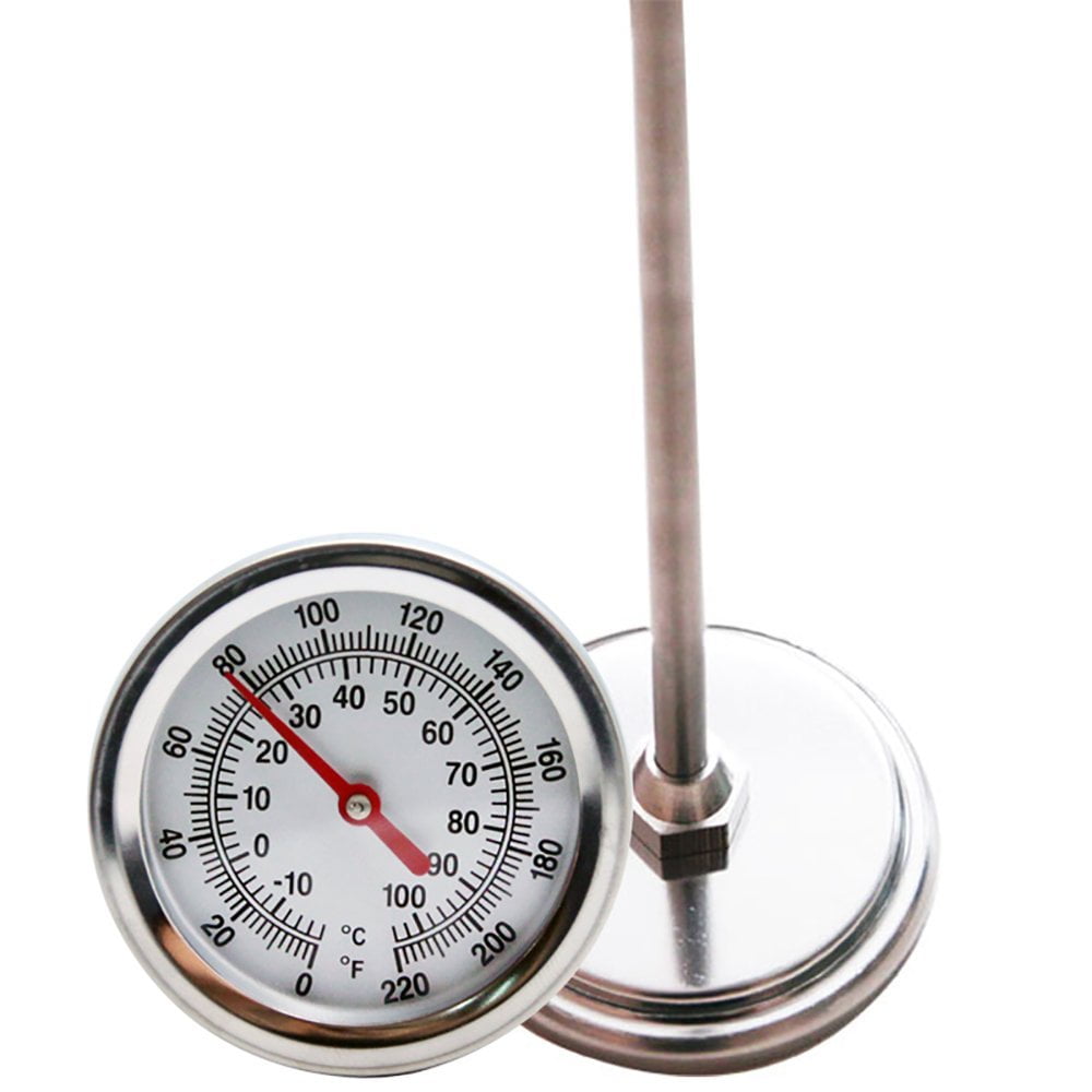 Compost Thermometer, Stainless Steel,Celsius and Fahrenheit Temperature ...