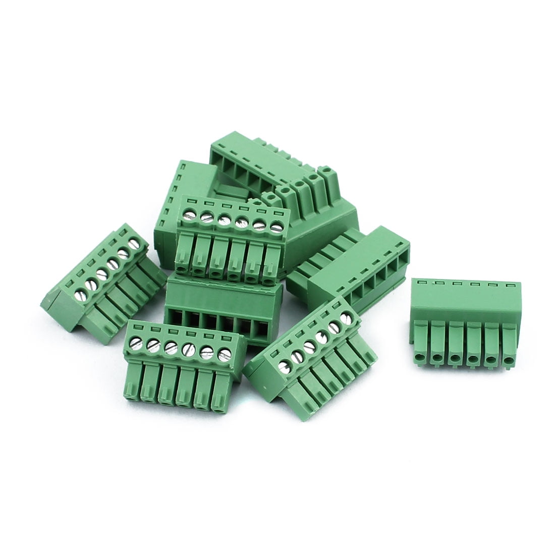 10Pcs 300V KF2EDGK 3.5mm Pitch 6-Pin PCB Screw Terminal Block Connector ...