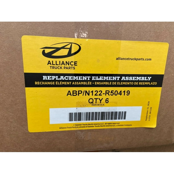 6 ALLIANCE TRUCK PARTS FUEL FILTER WATER SEPARATOR ABP/N122-R50419 NEW ...